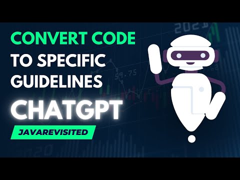 Convert your code to specific code guidelines | ChatGPT | Java Prorgram Examples