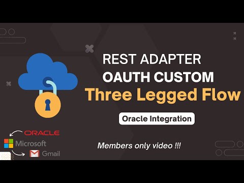 How to Configure the REST Adapter with OAuth Custom Three Legged Token-Based Authentication in ...