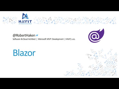 Blazor – Introduction [HAVIT Educational Window, 20h June 2019] | HAVIT Knowledge Base