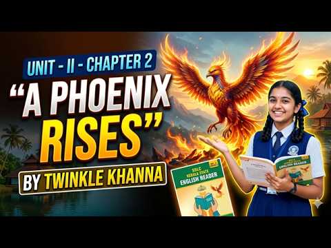 SSLC English | Unit 2 Chapter 2 | A Phoenix Rises by Twinkle Khanna ...