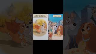 Lady And The Tramp ???????? #ladyandthetramp #disney #disneybooks #disneystory #disneyshort #shorts