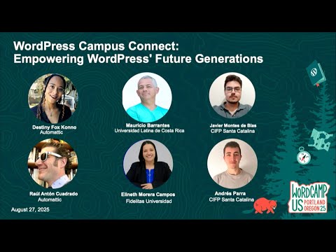 WordPress Campus Connect: Empowering WordPress’ Future Generations – WordCamp US 2025