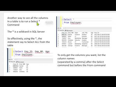 SQL Intro – SELECT, FROM, WHERE, and Order By – Analytics4All