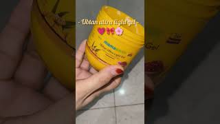 Mamaearth ubtan ultra light gel oil free moisturizer 🧴✨ #shorts #ytvideo