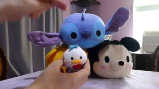 Disney Tsum Tsum - Large Plushies Review - Stitch, Mickey Mouse and Winnie the Pooh