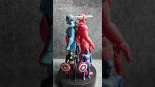 Avengers toys action figures venom iron man captain america war machine #shorts #avengers #superhero
