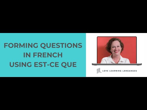 How to form French questions with EST-CE QUE | vidavalencia