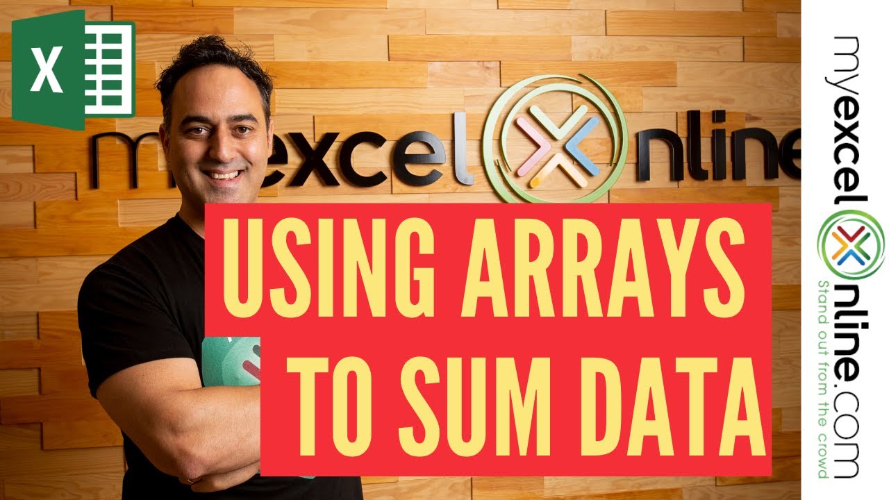 Autosum an Array of Data in Excel | MyExcelOnline