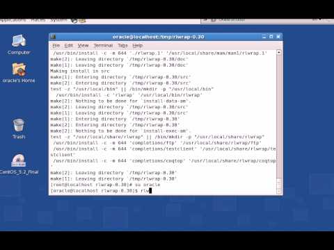 Using rlwrap to get command line history in SQL*Plus – Video Tutorial « Kamran Agayev’s Oracle Blog
