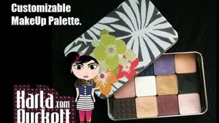 DIY: How to make your own Zpalette/ Magnetic Makeup Palette