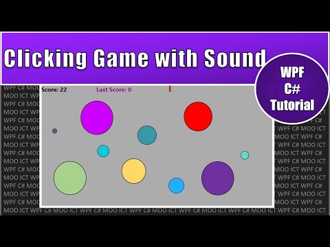 GitHub - mooict/WPF-Clicking-Game-with-Sound: This is a simple clicking game tutorial with sound ...