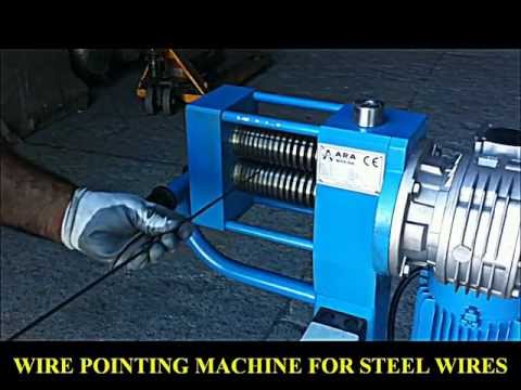 TUM - WIRE POINTING MACHINE (by Ara Makina İmalat Sanayi ve Ticaret Ltd.Sti.)