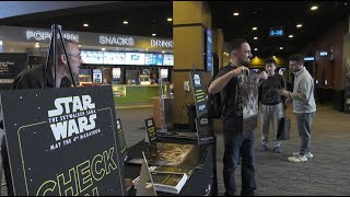 Star Wars fans on Long Island celebrate "May the 4th" with a movie marathon