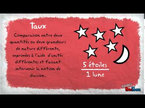 Les rapports et les taux | maths@fs