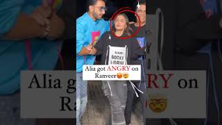 Alia gets angry with Ranveer Singh?? ???????? #bollywood #trending #shorts #aliabhatt #ranveersingh #short