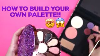 HOW TO: build your own custom magnetic palette | tarte vlogs