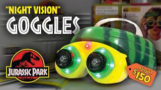 4K REVIEW: Spirit Halloween's $150 Jurassic Park "Night Vision" Goggles / collectjurassic.com