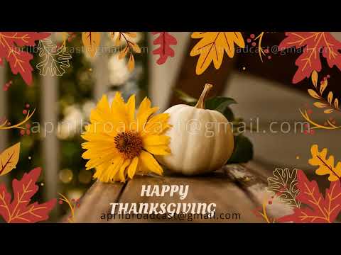 Thanksgiving Set 22 – Virtual Green Screen Background Loop ...