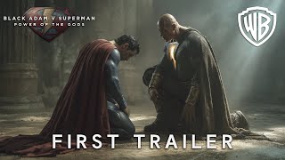 Black Adam V Superman: POWER OF THE GODS - First Trailer | Dwayne Johnson, Henry Cavill