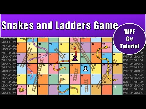 GitHub - mooict/WPF-Snakes-and-Ladders-Game: Create a fun snakes and ladders game using WPF and ...