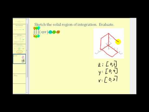 Introduction to Triple Integrals | Math Help from Arithmetic through Calculus and beyond