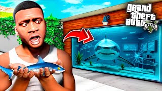 Transforming Franklin's House in a Jurassic Park in GTA 5