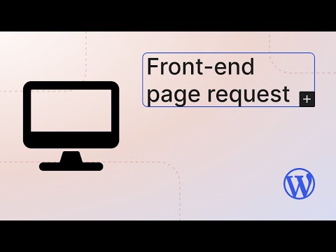 Front-end page request | Learn WordPress