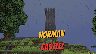 Building EPIC Medieval Norman Castle in Minecraft PVP Server!