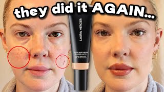 QUICK REVIEW OF THE NEW LAURA MERCIER OIL FREE TINTED MOISTURIZER MATTE BLUR