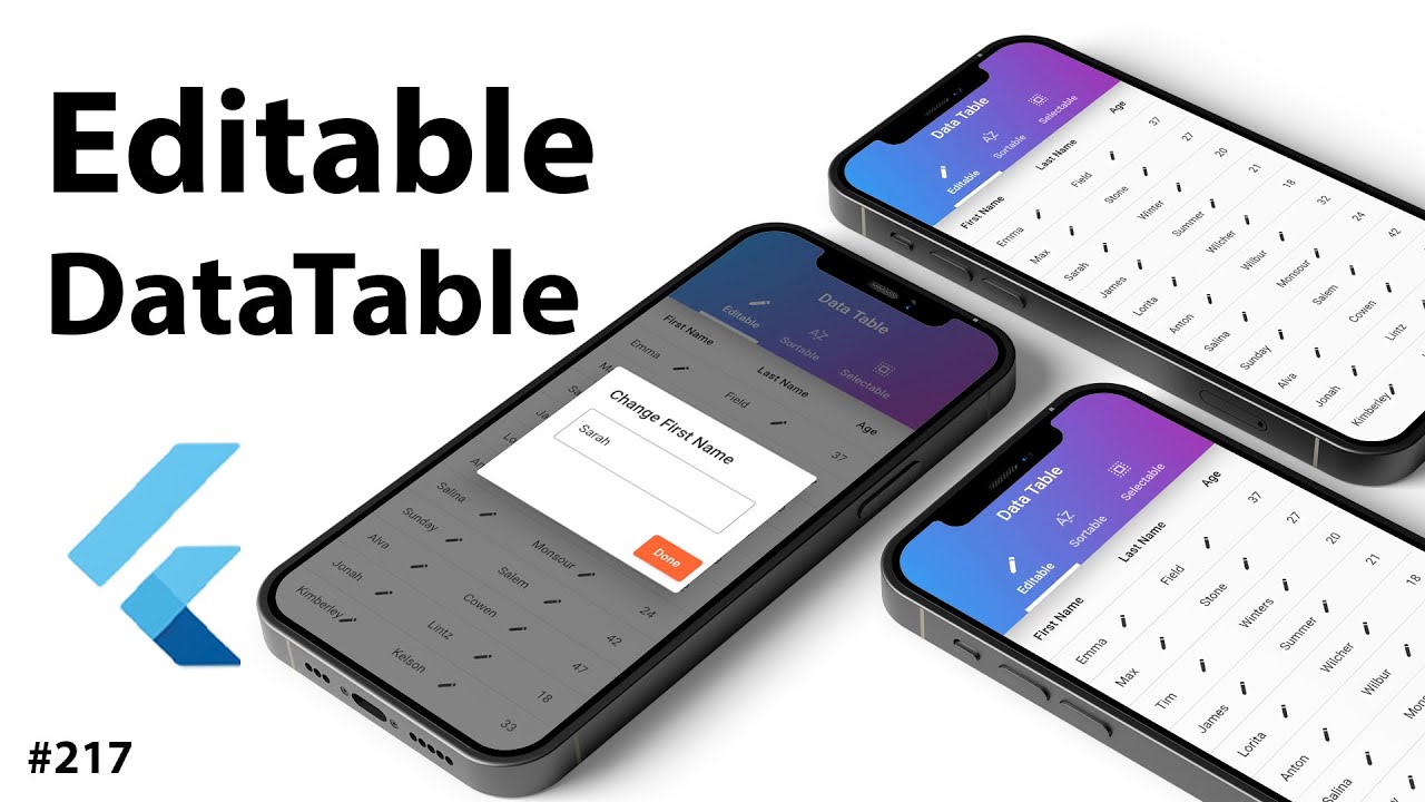 GitHub - JohannesMilke/datatable_editable_example: Create an Editable ... GitHub - JohannesMilke/datatable_editable_example: Create an Editable ...