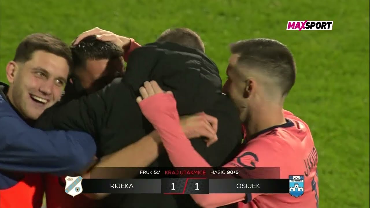 NOGOMET | Osijek i Rijeka igraju susret 22. kola HNL-a u nedjelju, 16. veljače 2025. godine ...