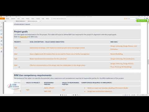 THE NEW ZEALAND BIM HANDBOOK APPENDIX Eii PROJECT BIM BRIEF – EXAMPLE – Phoenix