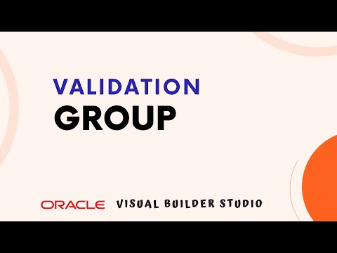 27 How to add data Validation group to a form layout in Oracle Visual Builder Studio – BEENUM ...