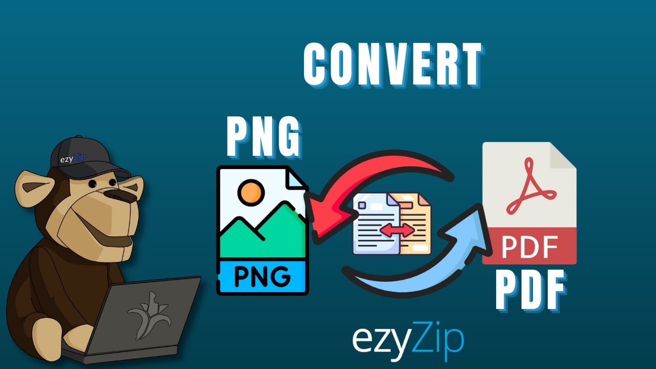 Convert PNG to PDF Online (Fast!) - ezyZip