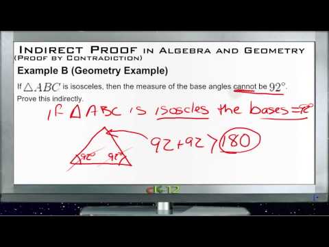Indirect Proofs in Algebra and Geometry: Examples – Easy Peasy All-in ...