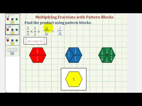 Ex: Multiplying Fractions Using Pattern Blocks | Math Help from Arithmetic through Calculus and ...