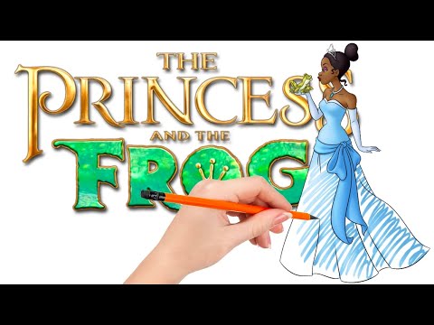 How To Draw Princess Tiana Step by Step – I'm Youtuber – Follow my ...