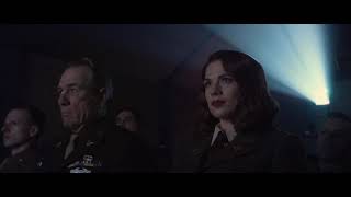 Steve Rogers + Peggy Carter | Carter watches a film reel
