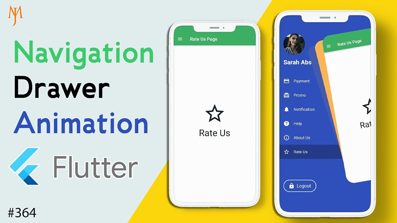 GitHub - JohannesMilke/navigation_drawer_animation: Create a Flutter ... GitHub - JohannesMilke/navigation_drawer_animation: Create a Flutter ...