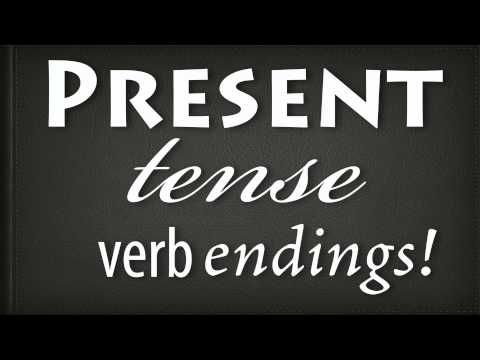 Latin Verbs: Present Tense Verb Endings – Ancient Study