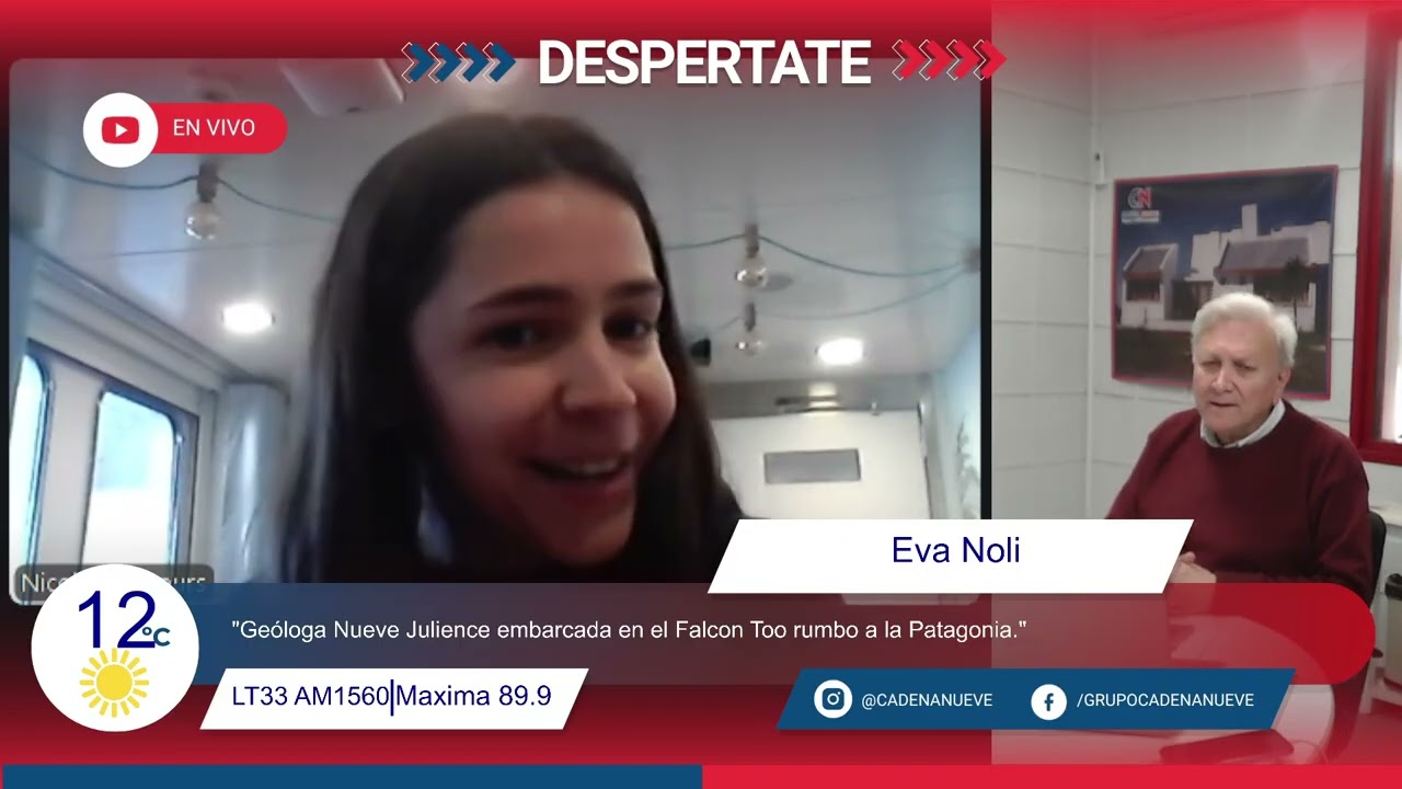 Orgullo nuevejuliense: Eva Noli, la geóloga que navega en el Falkor (too) rumbo a la Patagonia ...