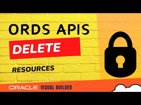 How to Delete roles, privilage, OAuth client for ORDS REST API, Oracle REST Data Services ...