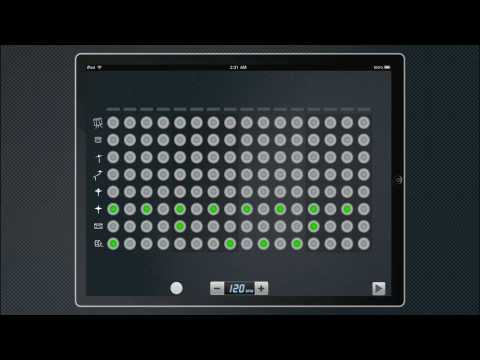 dPad Drum Sequencer for iPad – Synthtopia