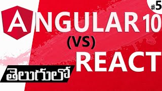 ANGULAR IN TELUGU | ANGULAR 10 IN TELUGU | ANGULAR VS REACT JS IN TELUGU
