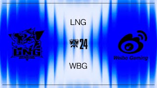 LNG vs WBG. Match 17.10.2024 on Worlds 2024 Lol