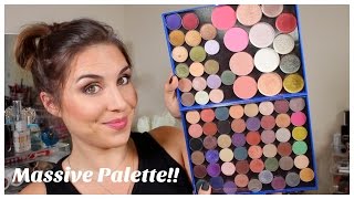 HUGE Magnetic Makeup Palette Review: Adept Cosmetics | Bailey B.