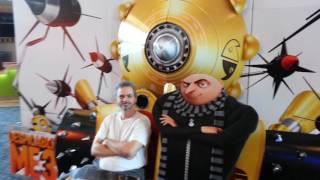June 7, 2017 @HonestAndFrank with Gru before watching Wonder Woman @MovieTickets