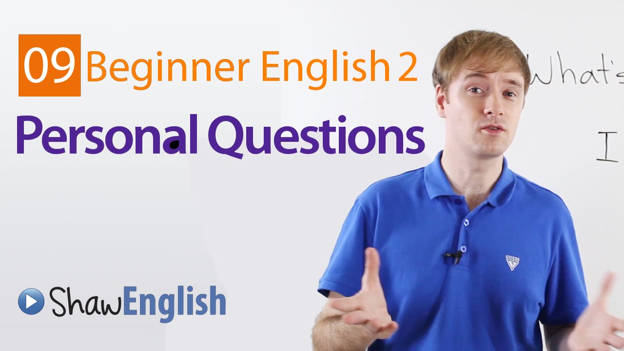 Asking Personal Questions in English | English Beginner2