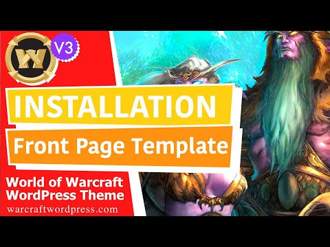 Installation-Royal Theme - Warcraft Wordpress