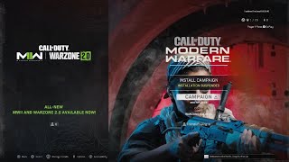 How to play call of duty modern warfare 2019 PS5